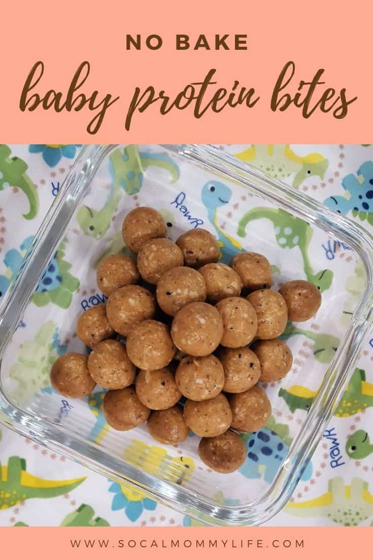 No-bake baby protein bites - SoCal Mommy Life