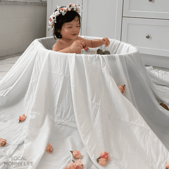 How to make a DIY baby milk bath - SoCal Mommy Life