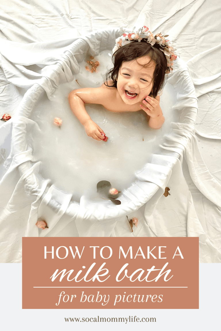 How to make a DIY baby milk bath - SoCal Mommy Life