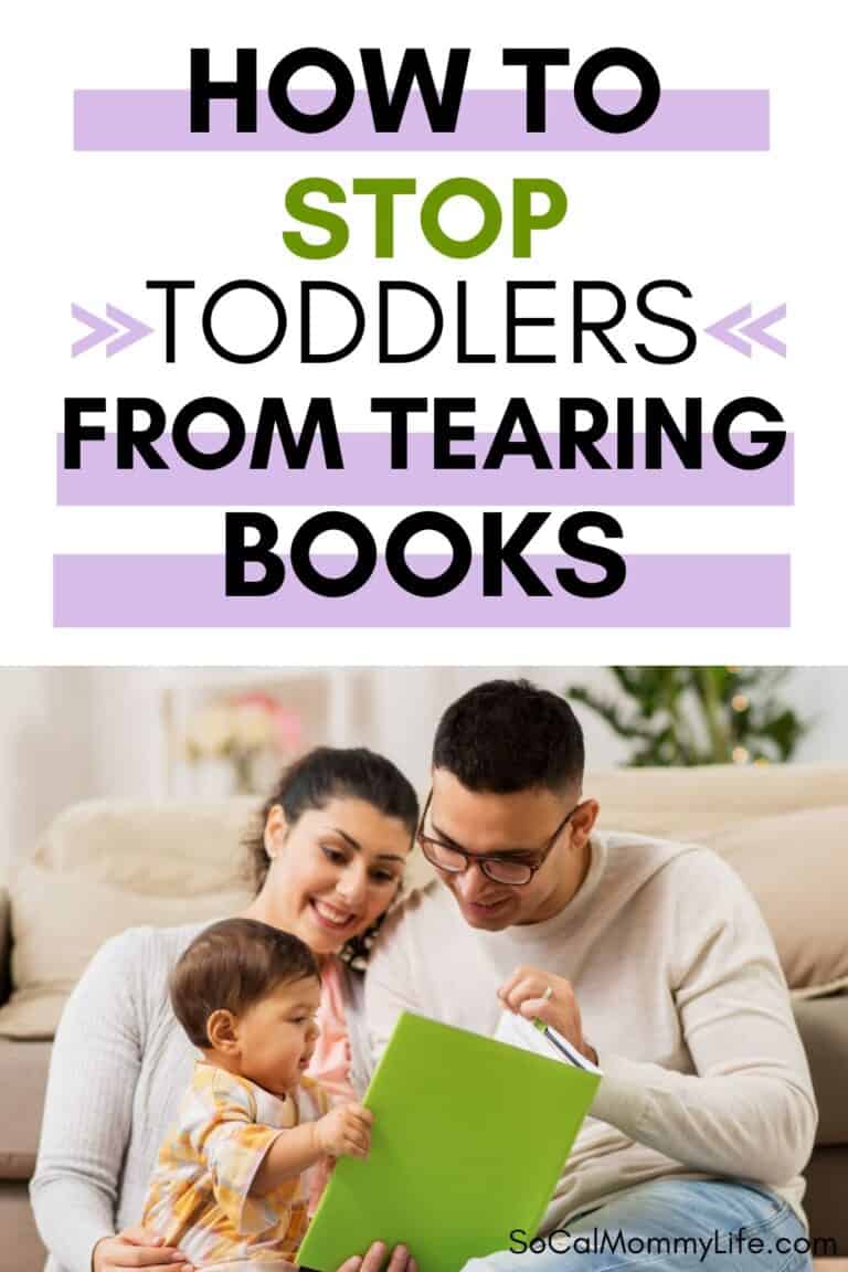 How to stop toddlers from tearing books - SoCal Mommy Life